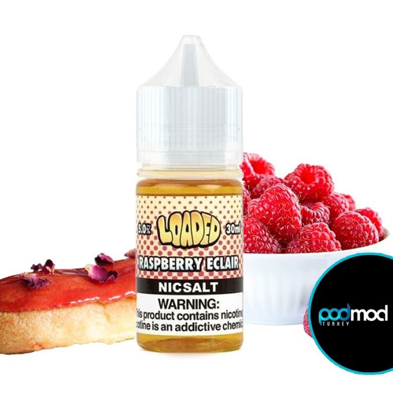Loaded Raspberry Eclair Nicotine Salts | Orjinal Loaded En Uygun Fi...